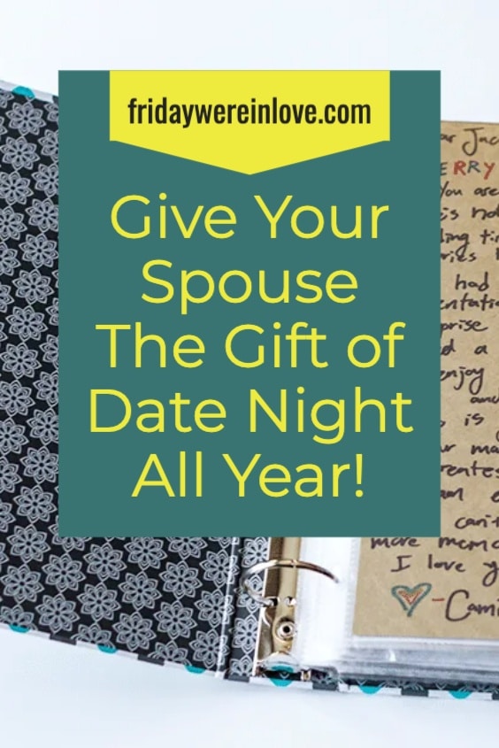 Year of Dates Gift: 12 Pre-Planned, Pre-Paid Dates to Enjoy All Year!