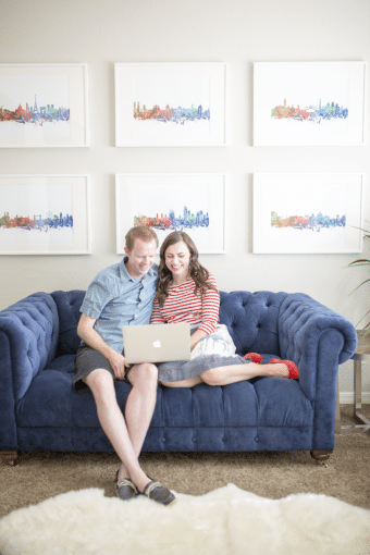 Paint Splatter Studio Date Night - Friday We're in Love