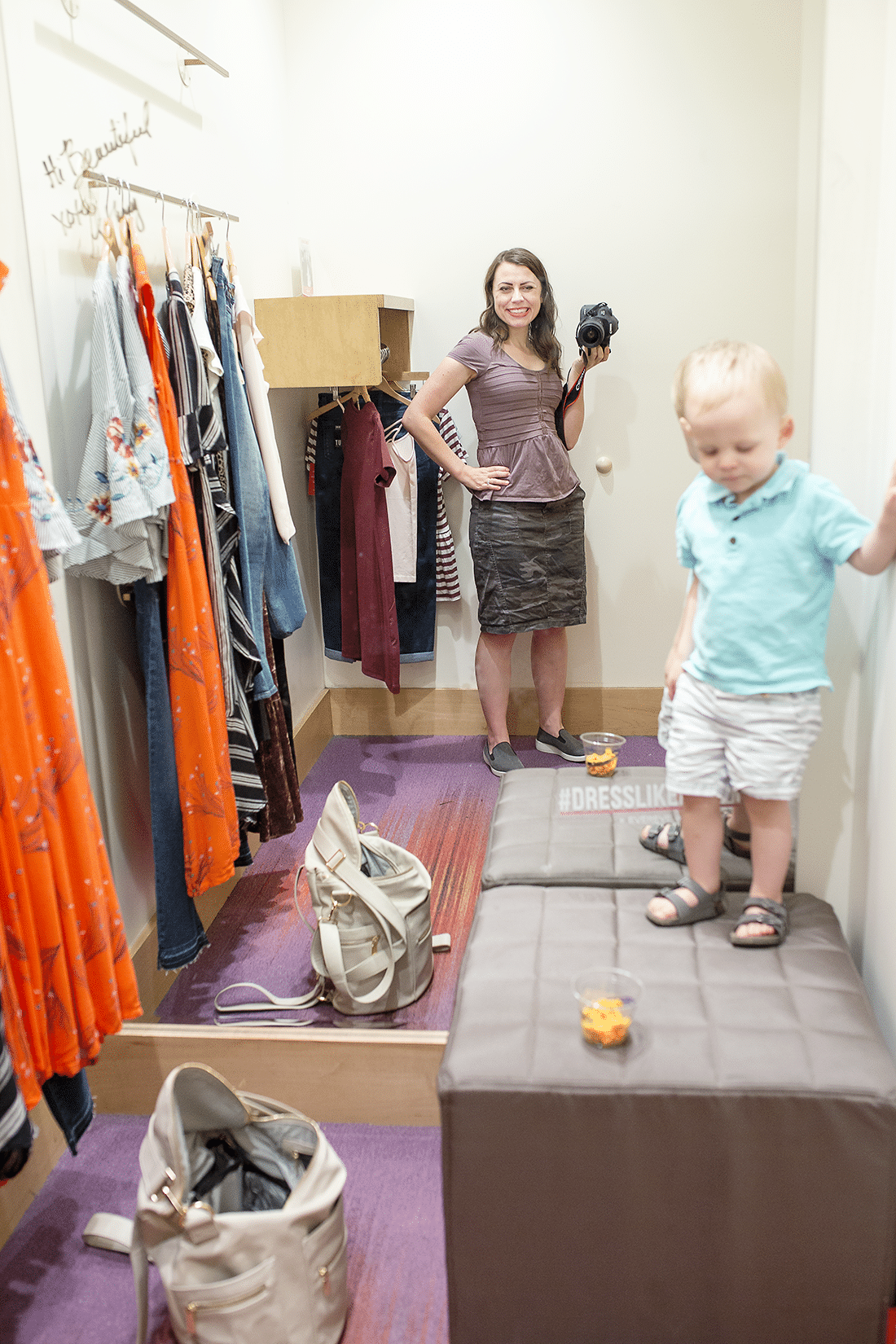 Stylish Mom Outfits- and My Favorite Shopping with Kids Hack! - Friday ...