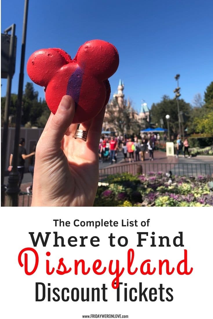 Disneyland Discount Tickets: Disneyland Ticket Deals - Friday We're In Love