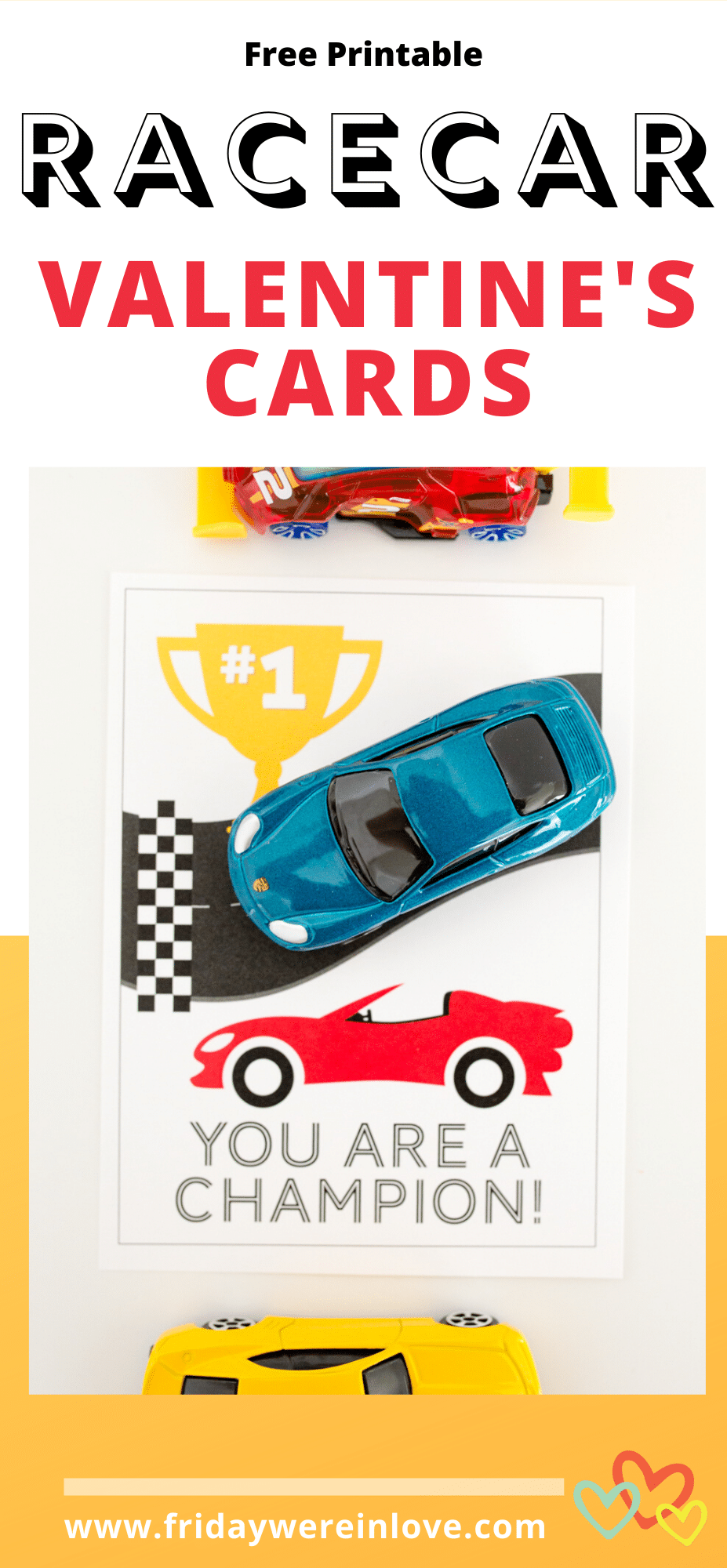 Car Valentine Free Printable: The Perfect Valentine for Preschoolers ...