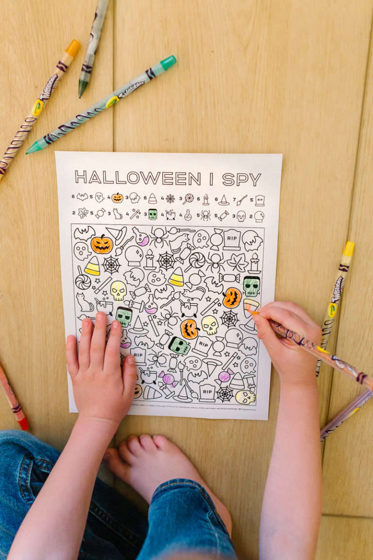 I Spy Halloween: Free Halloween I Spy Printable - Friday We're In Love