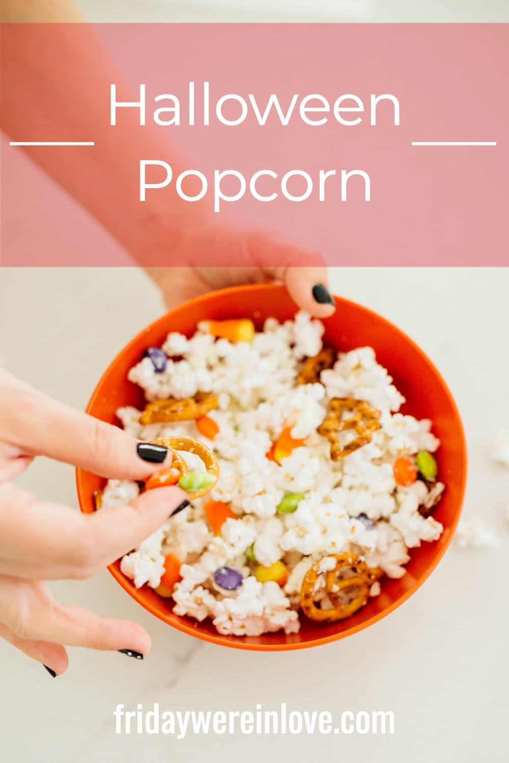 Halloween Popcorn Mix - Friday We're In Love
