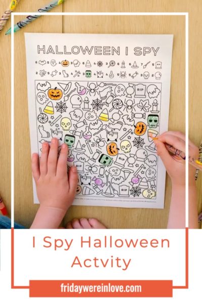 I Spy Halloween: Free Halloween I Spy Printable - Friday We're In Love