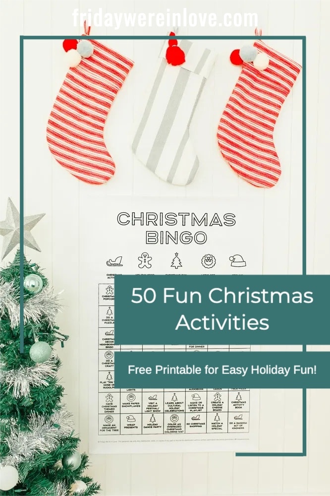 Christmas Activities: 50 Fun Christmas Ideas with Free Printable ...