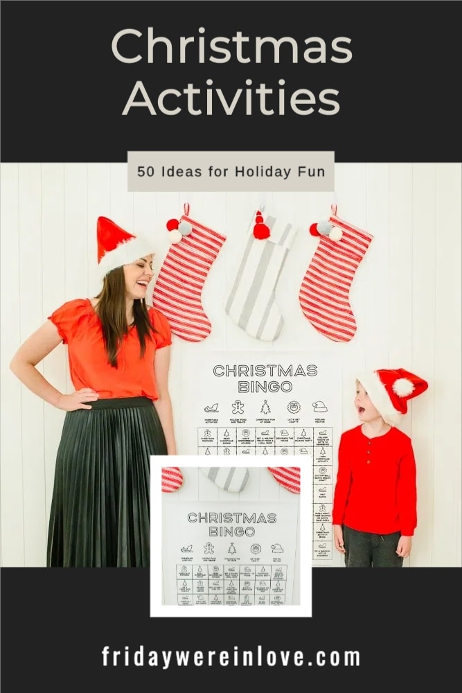 Christmas Activities: 50 Fun Christmas Ideas with Free Printable ...