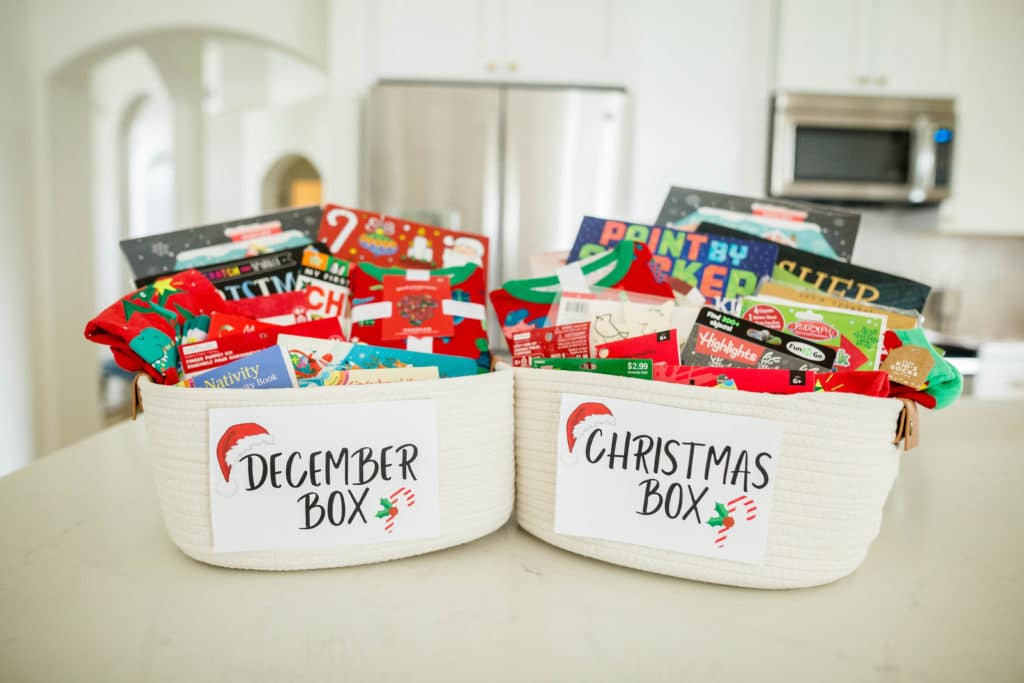 Christmas Box Ideas + What to Put in a December 1st Box