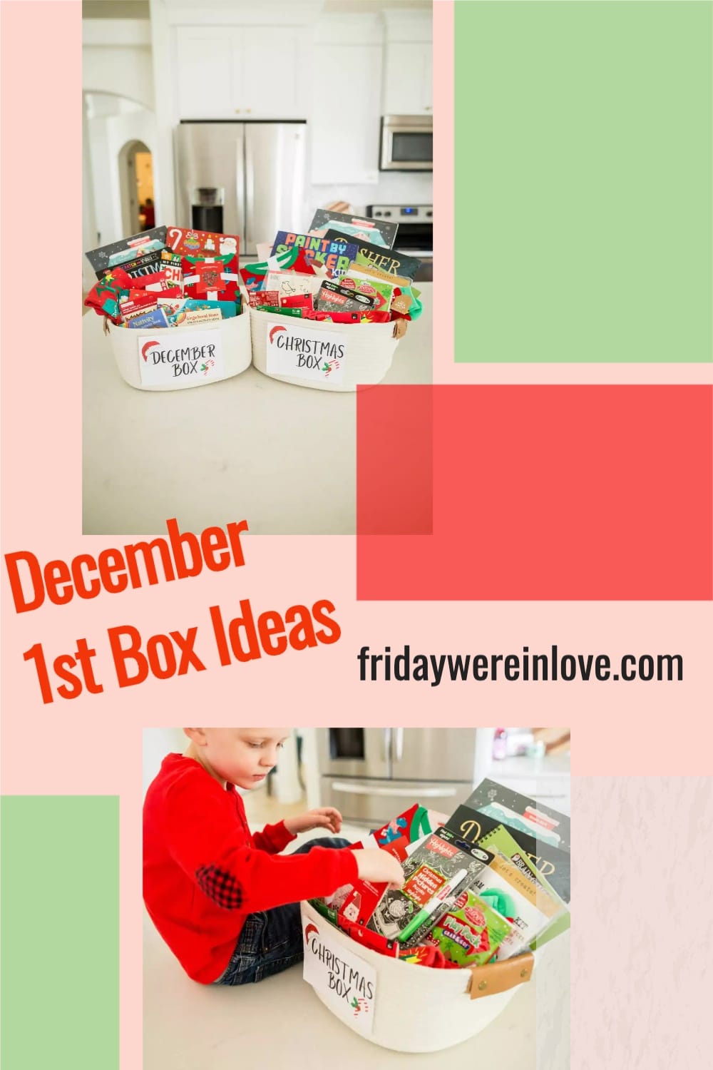 Christmas Box Ideas + What to Put in a December 1st Box