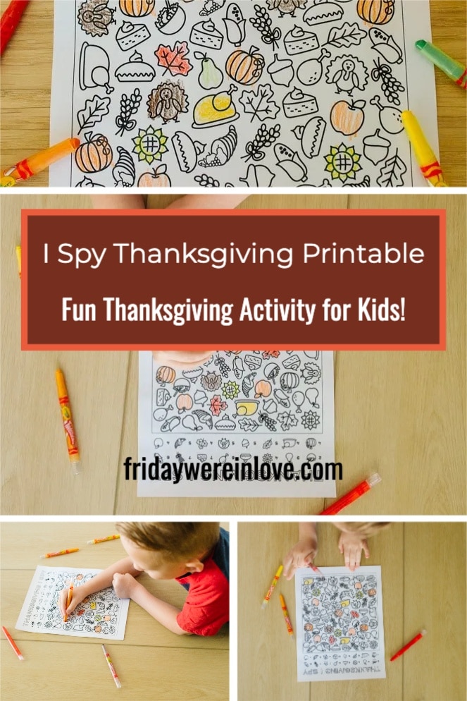 I Spy Thanksgiving - Friday We're In Love