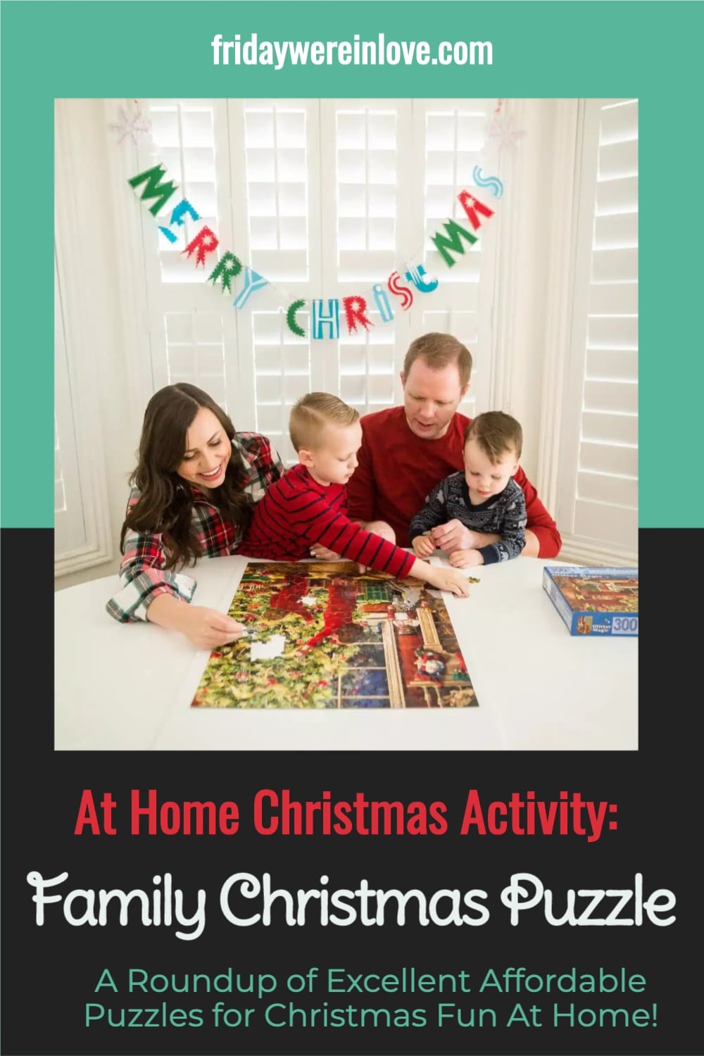 Christmas Puzzles Holiday Tradition - Friday We're In Love