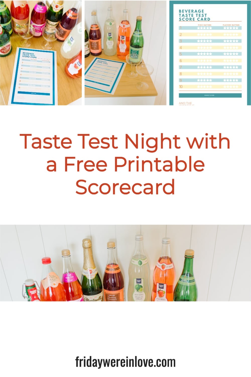 Taste Test Ideas with a Free Printable Score Card - Friday We're In Love