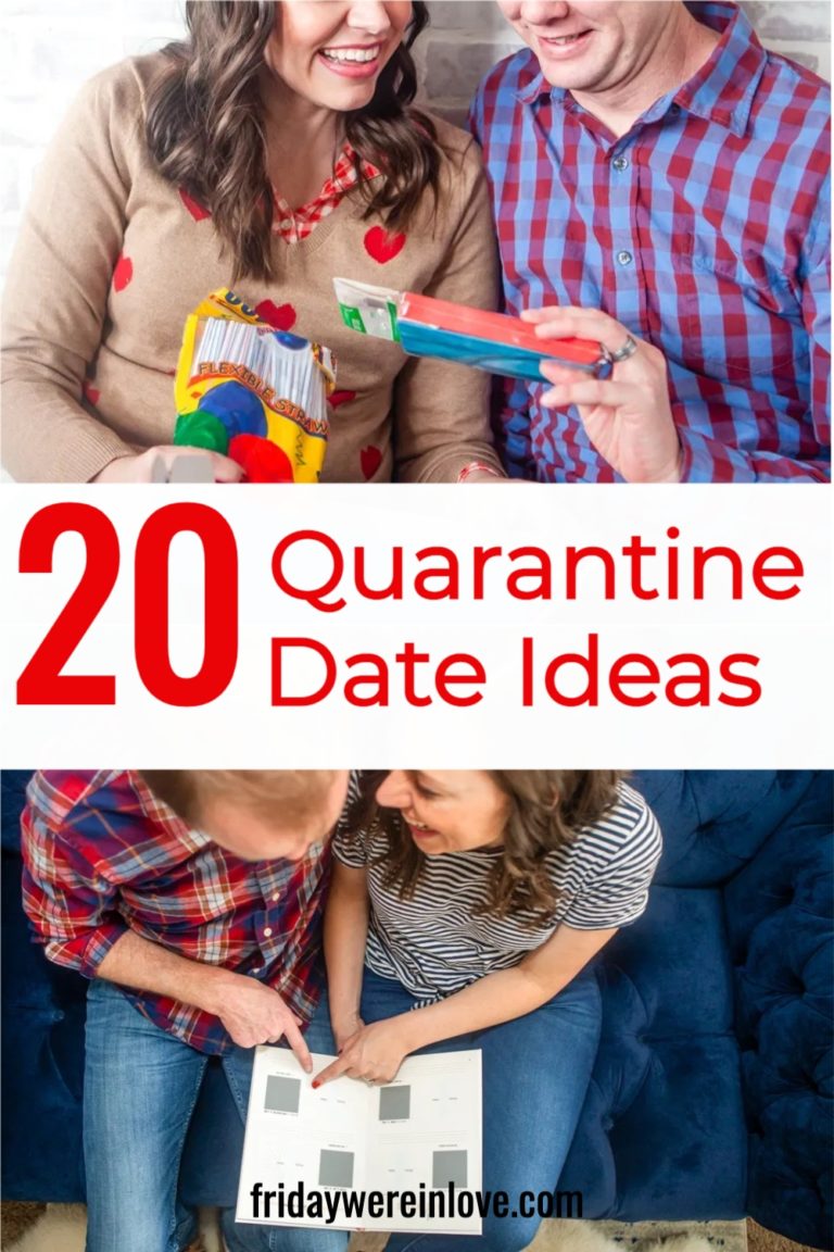 Quarantine Date Ideas - Friday We're In Love