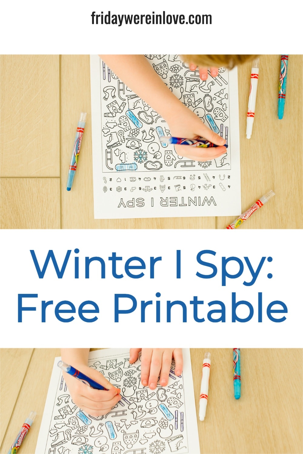 Winter I Spy: Printable I Spy Pages to Keep Kids Busy! - Friday We're ...