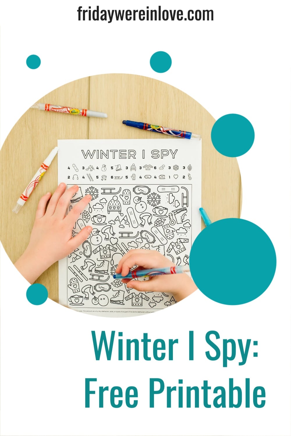 Winter I Spy: Printable I Spy Pages to Keep Kids Busy! - Friday We're ...