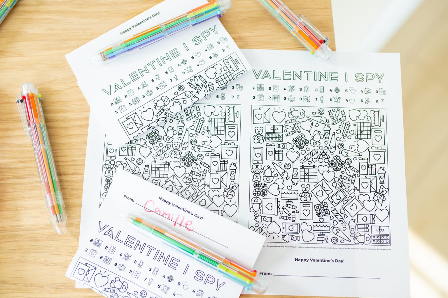Valentines for Classmates: Printable Valentine Card - Friday We're In Love