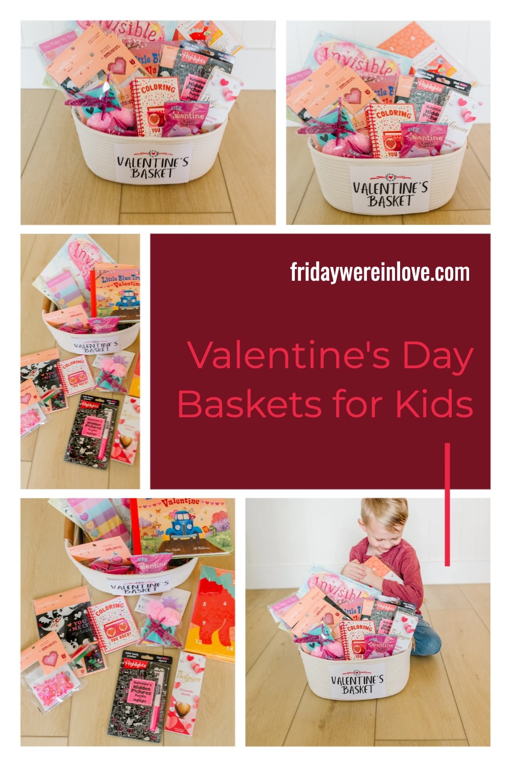 Valentine's Day Baskets for Kids - Friday We're In Love