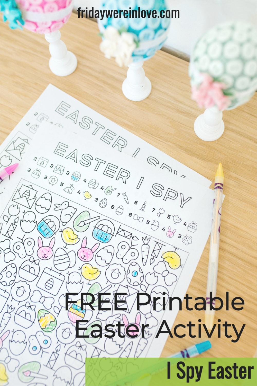 I Spy Easter: Printable Easter Activity - Friday We're In Love
