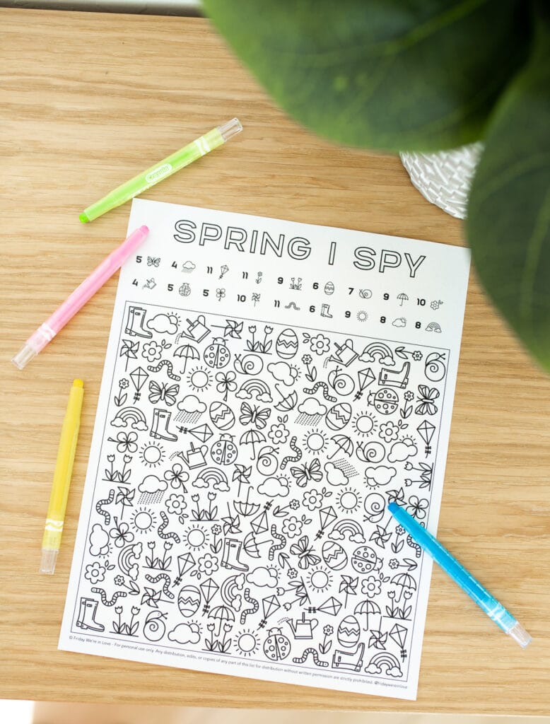 I Spy Spring - Friday We're In Love
