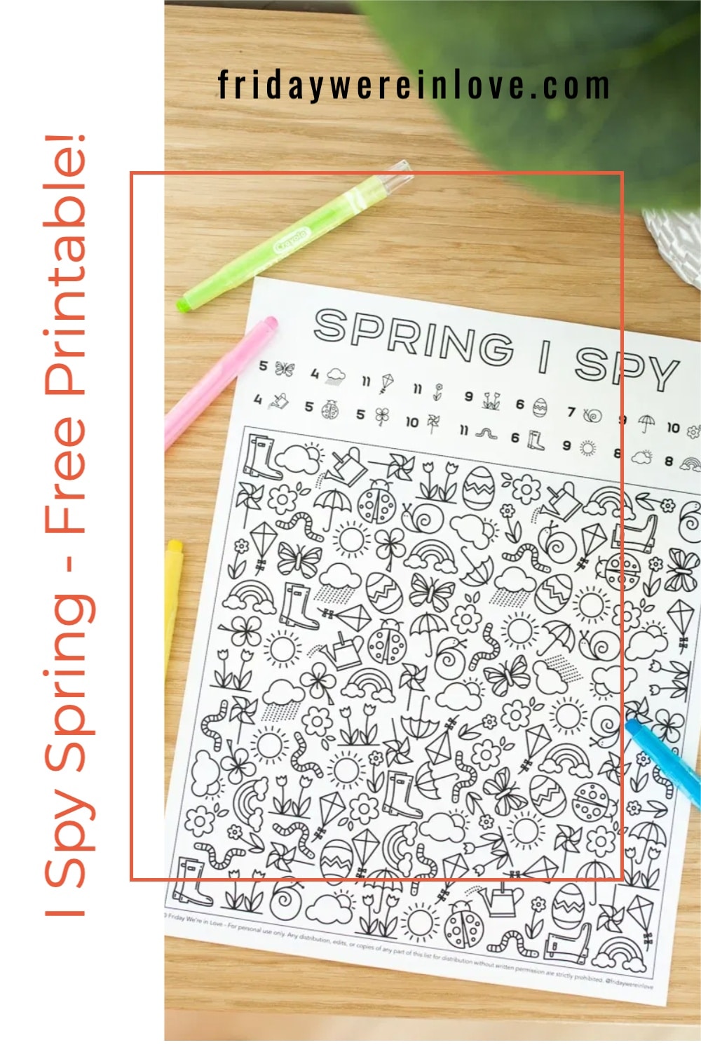 I Spy Spring - Friday We're In Love