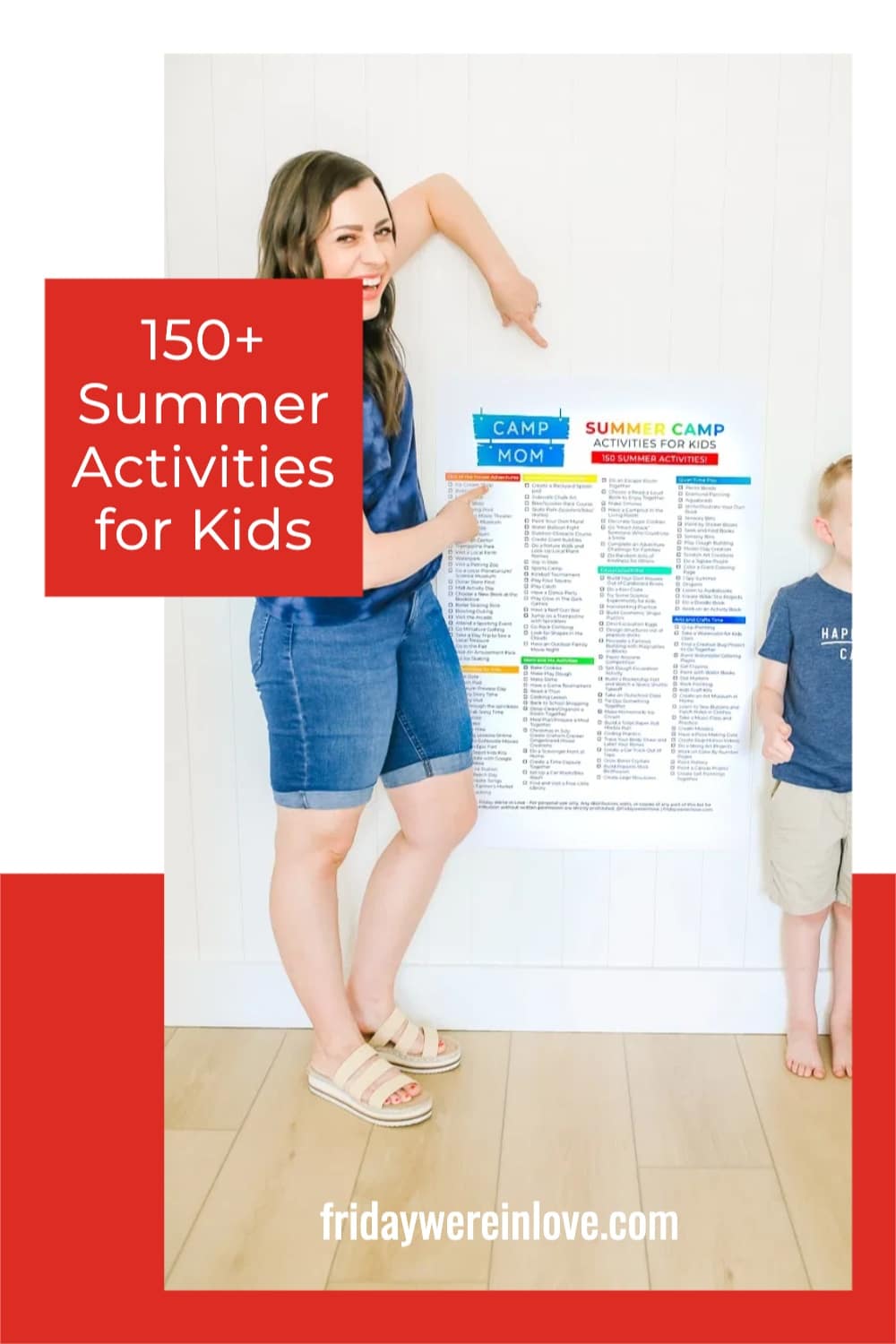 150+ Summer Activities for Kids with Free Download- Friday We're In Love