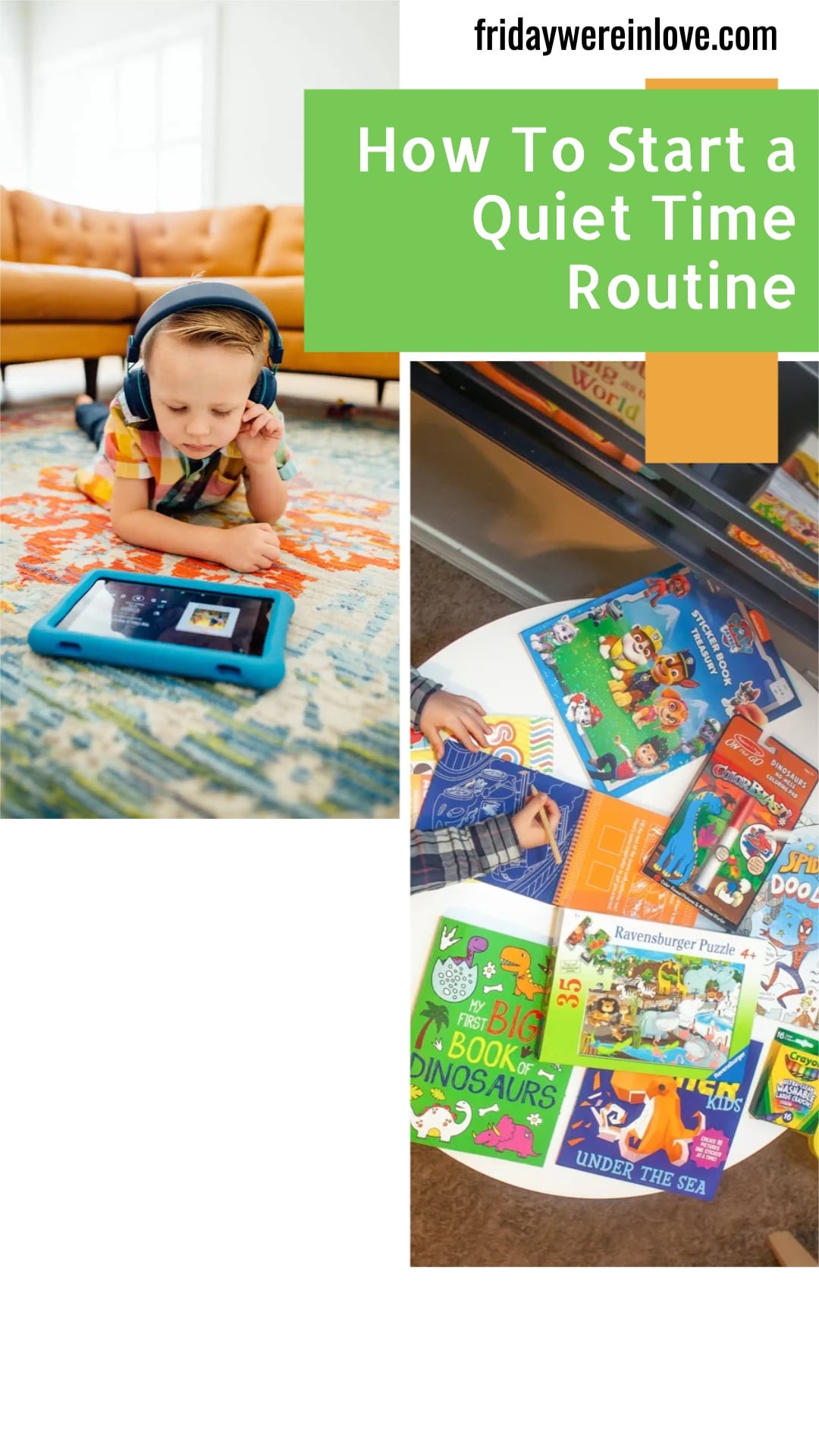 Quiet Time for Kids - Friday We're In Love