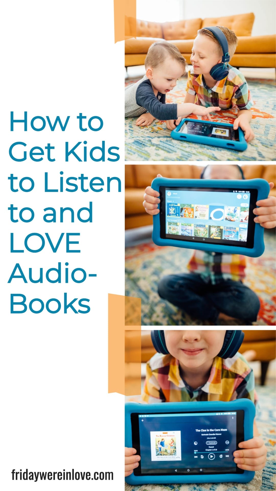 Audiobooks for Kids: How to Get Kids Addicted to Audiobooks - Friday We ...