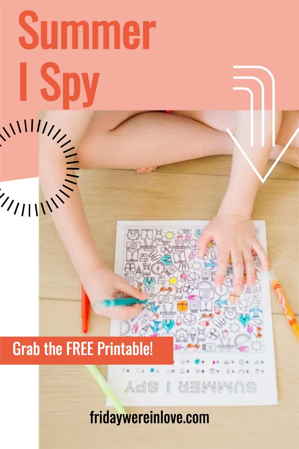 Printable Summer Activities: Summer I Spy - Friday We're In Love