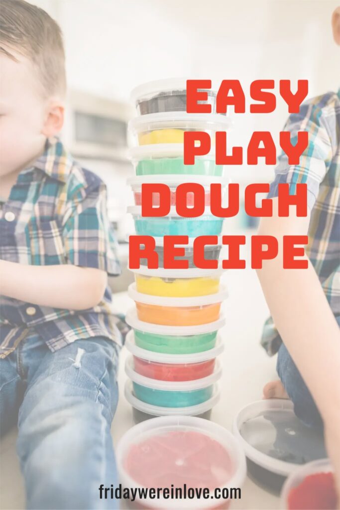 Easy Play Dough Recipe + Tips for Best Play Dough - Friday We're In Love