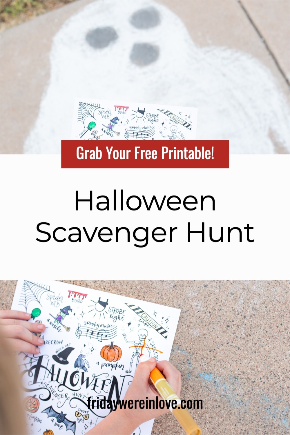 Halloween Scavenger Hunt - Friday We're In Love