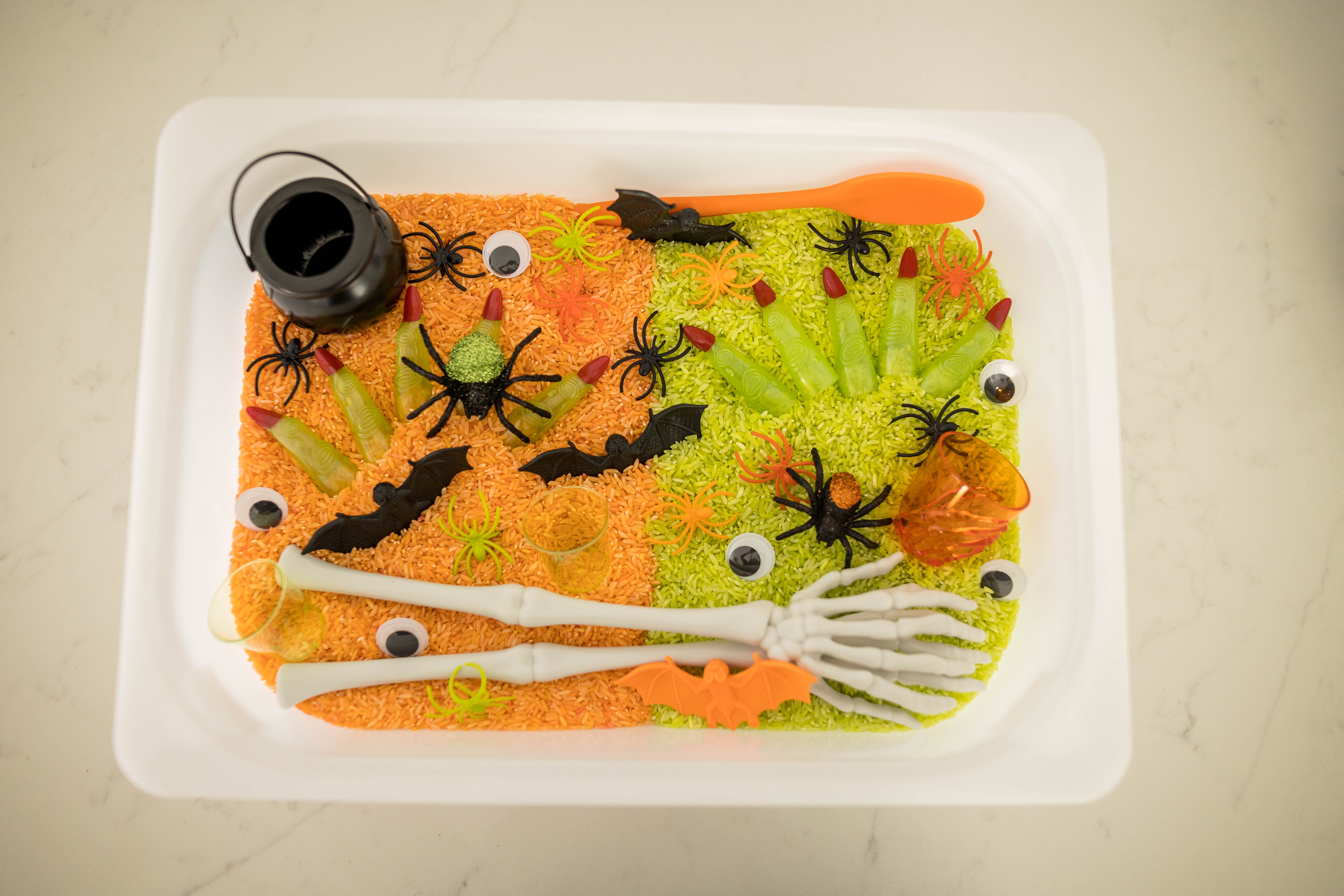 Halloween Sensory Bin : Toddler Halloween Activity - Friday We're In Love