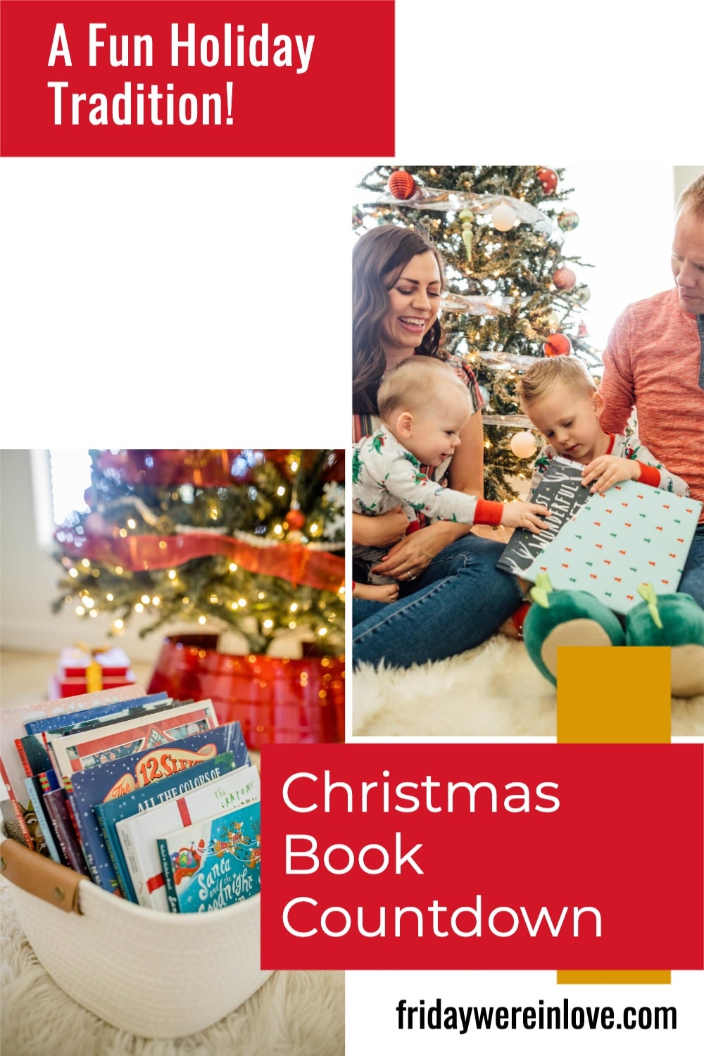 Book Advent Calendar : Christmas Advent Books - Friday We're In Love