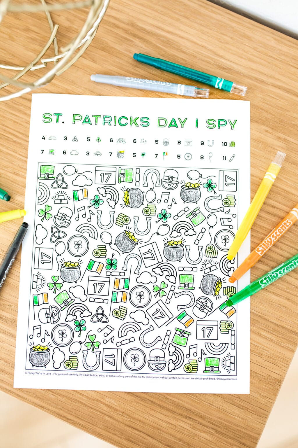 I Spy St. Patrick's Day Free St. Patrick's day Activity - Friday We're ...
