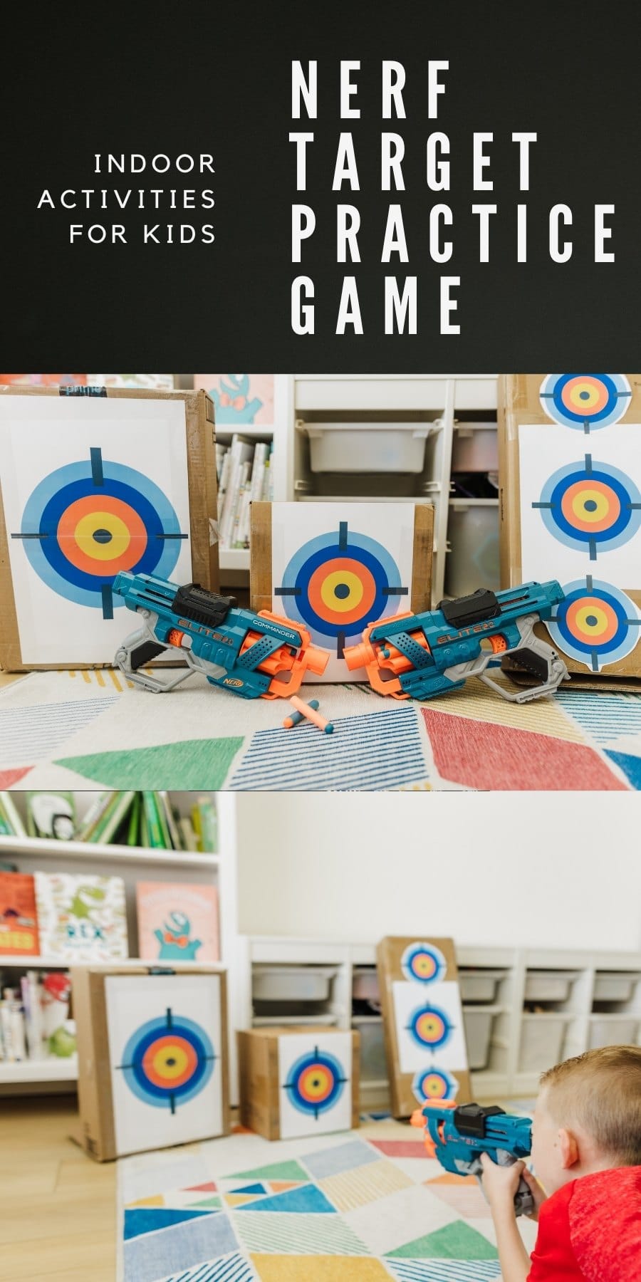 Nerf Target Practice + Free Target Printable - Friday We're In Love