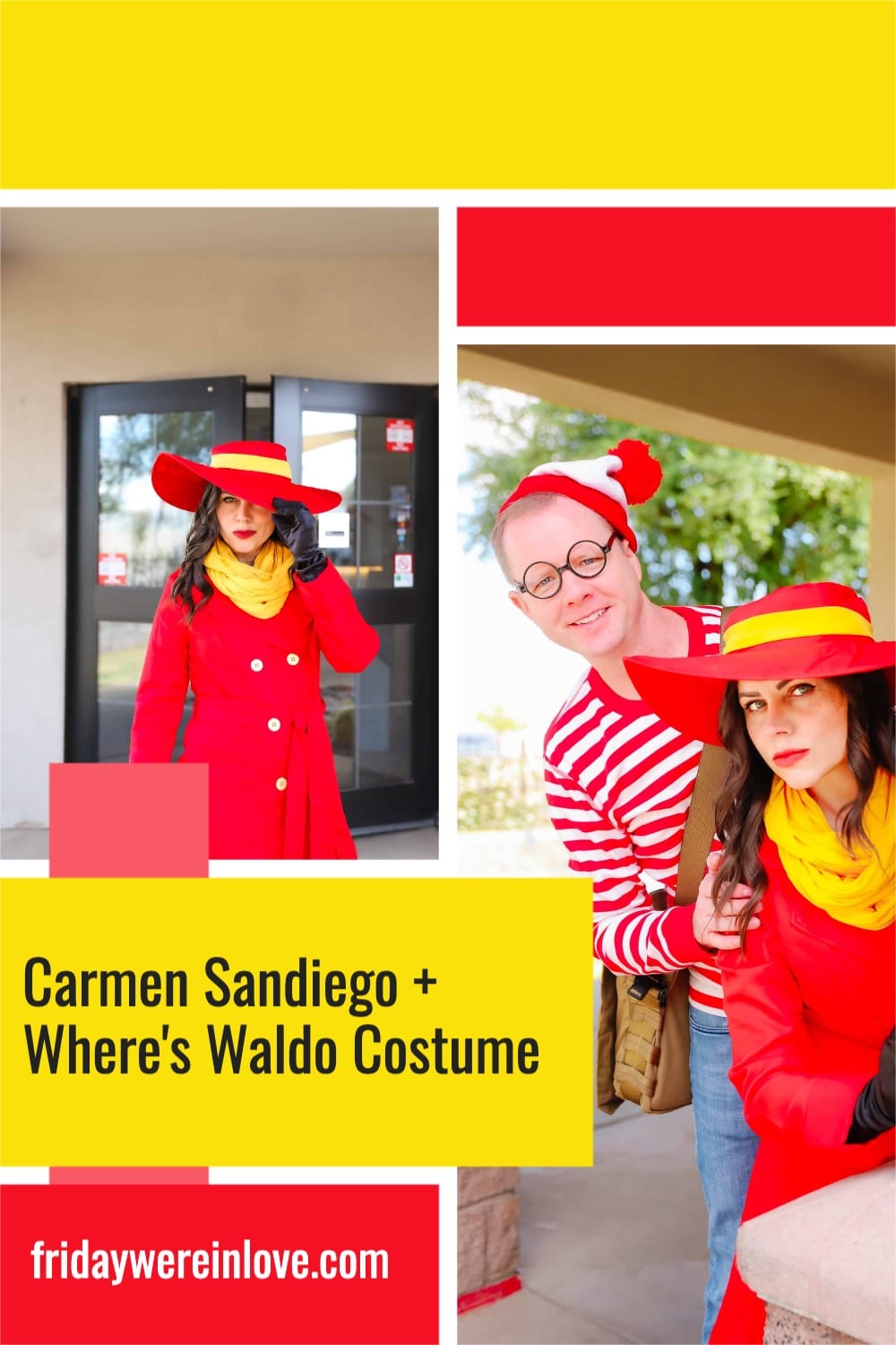 Carmen Sandiego Costume Waldo Couple S Costume Add On Friday We