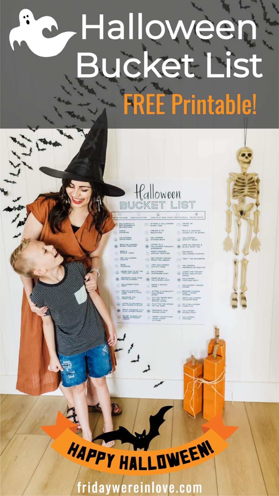 Halloween Bucket List + FREE Printable! - Friday We're In Love