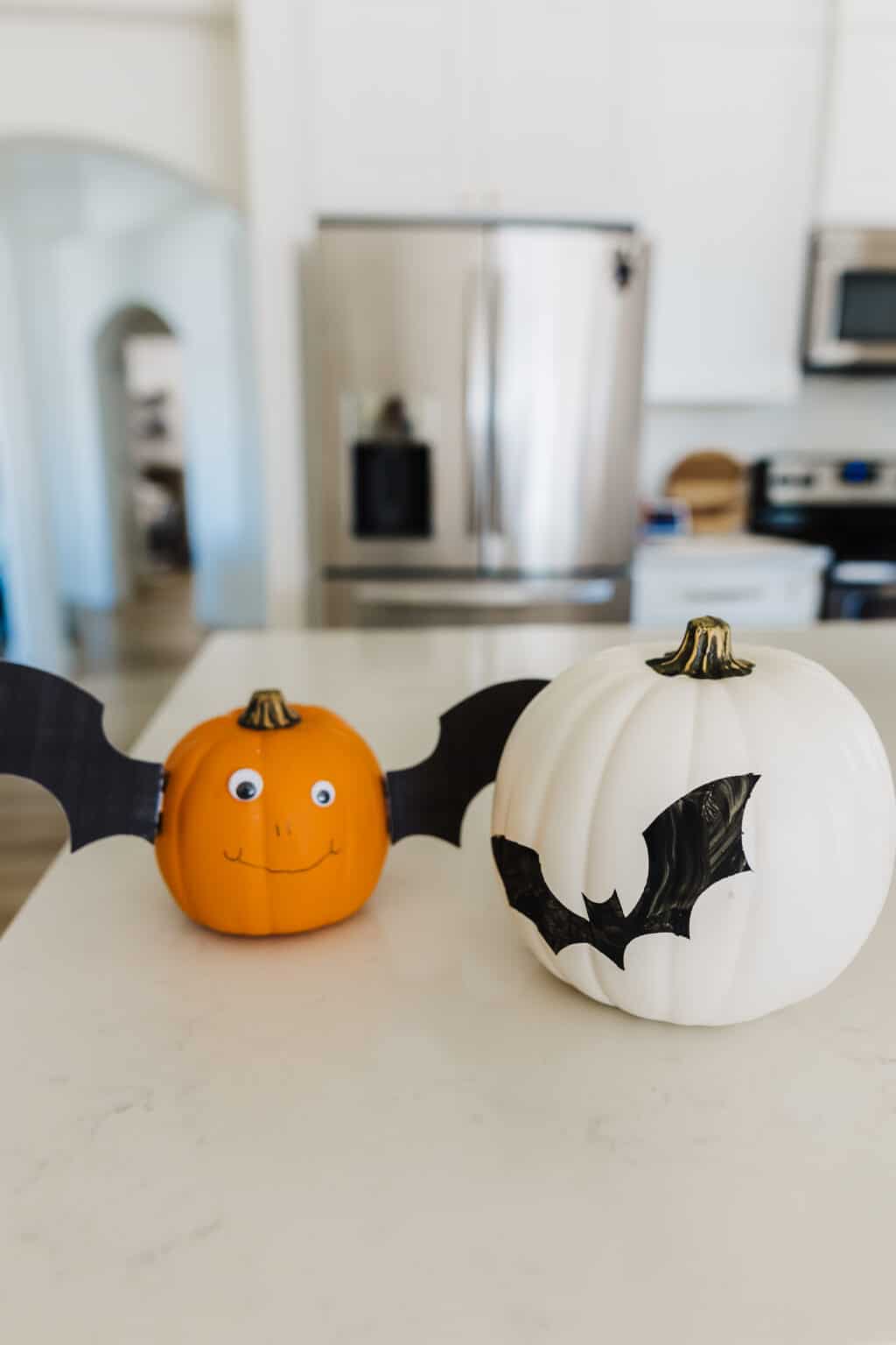 Bat Pumpkin with Free Templates! - Friday We're In Love