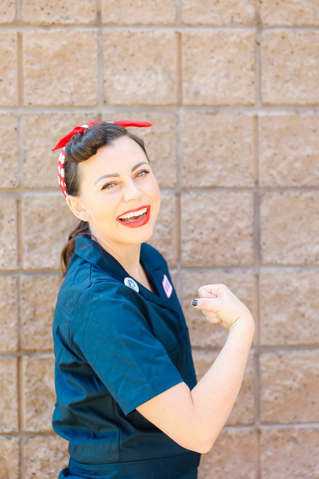 Easy Rosie the Riveter Costume - Friday We're In Love