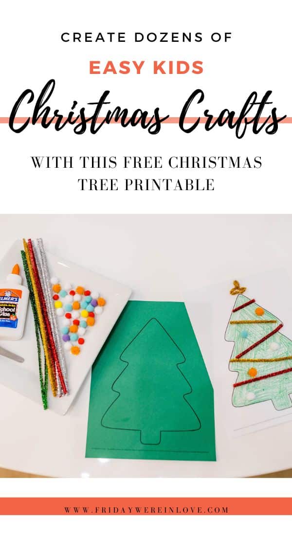 Christmas Tree Printable - Friday We're In Love