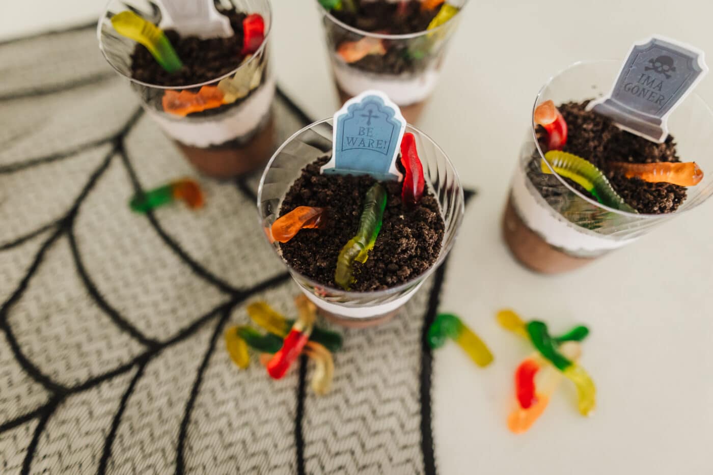 Easy Halloween Dirt Cups Recipe - Friday We're In Love
