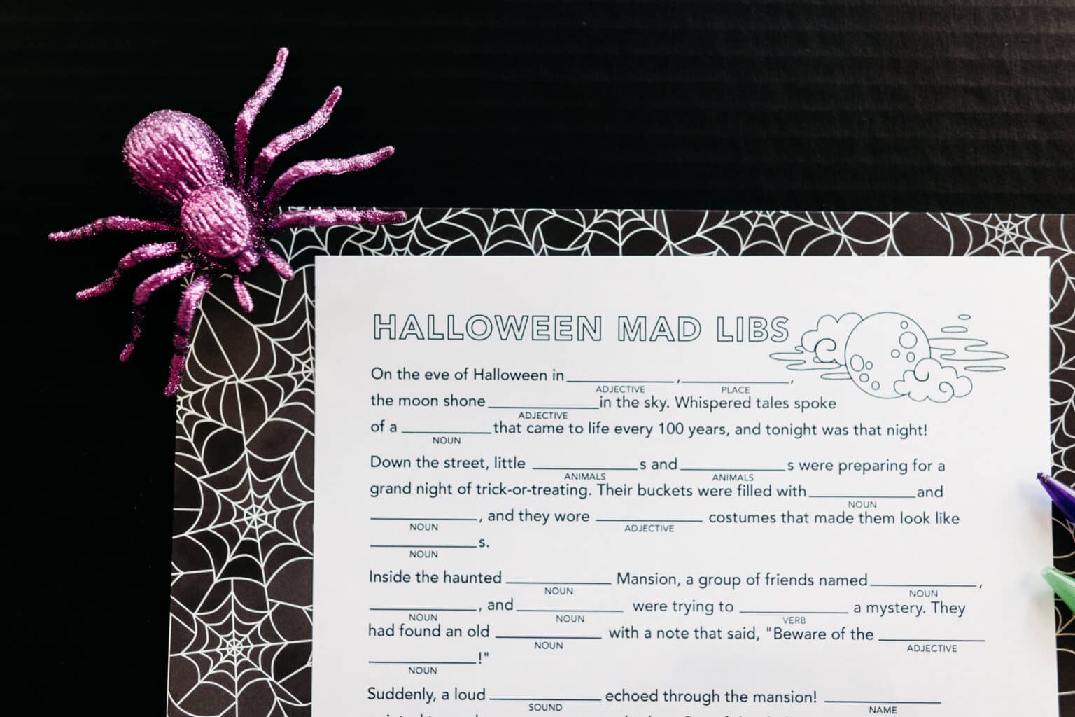 Halloween Mad Libs - Friday We're In Love