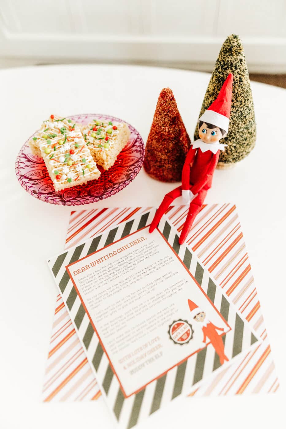 Printable Editable Letter Elf Letter - Friday We're In Love