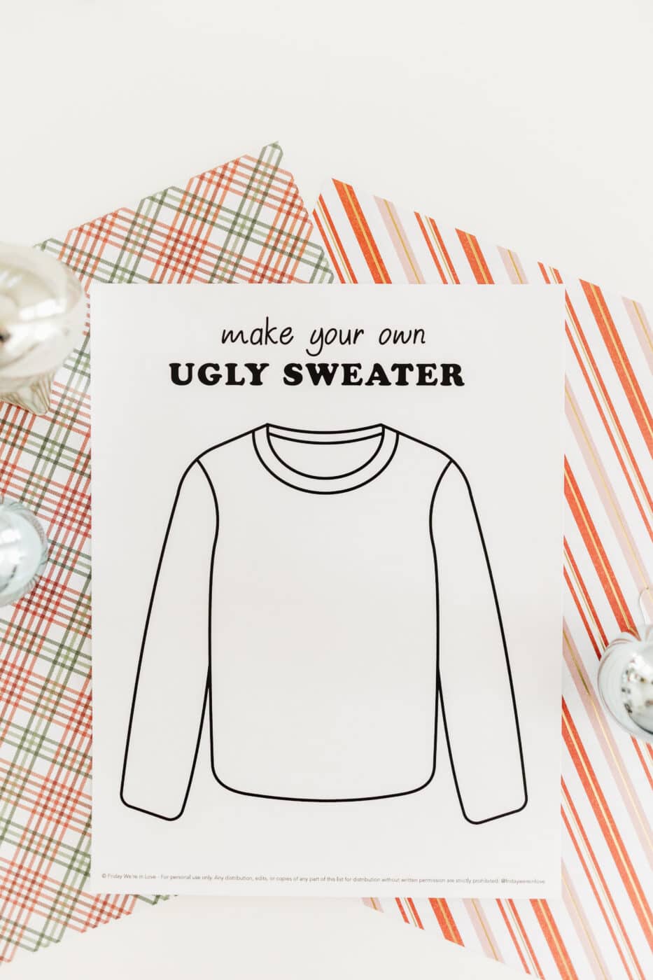 Ugly Christmas Sweater Craft Ideas - Friday We're In Love